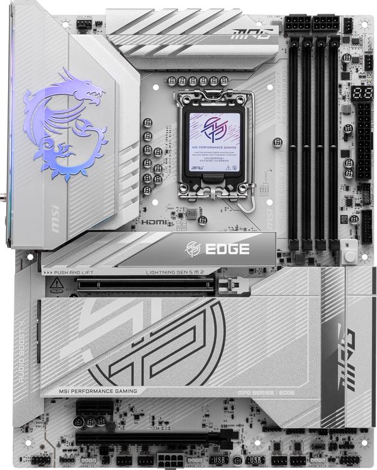MSI MPG Z890I EDGE TI WIFI - Moederbord - Intel Z890 - ITX - Compatible ...