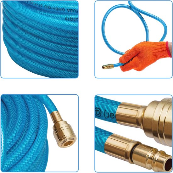 Luchtslang 10m PVC Rubber 15bar - Flexibel en Duurzaam voor ...