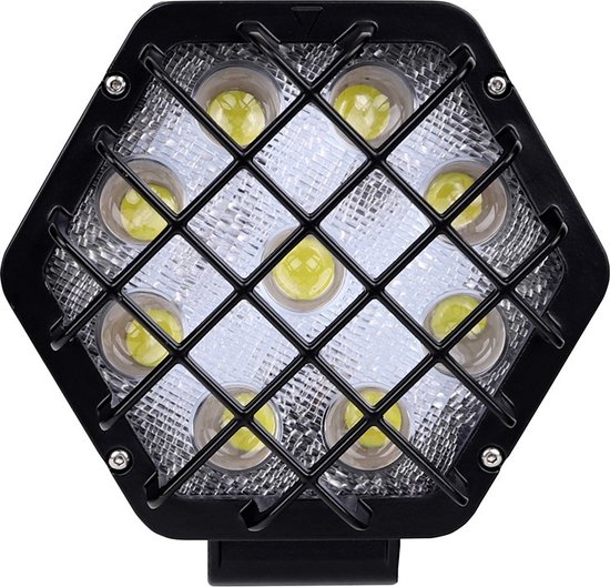 Verstraler LED 27W - werklicht HEX~1600 Lumen - 12V & 24V DC | daglichtwit 6500K | IP67 | bol