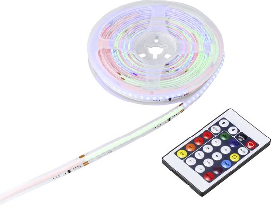 Sygonix SY-5773494 LED-balk Met connector (male) 230 V 5000 mm RGB 1 ...