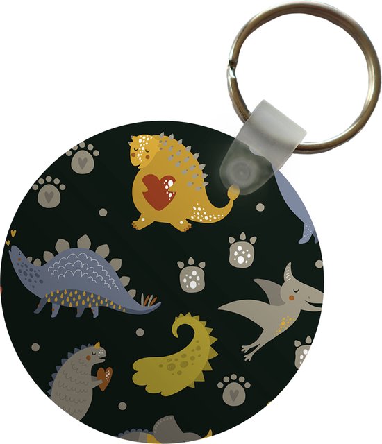 Sleutelhanger - Dino - Kinderen - Patronen - Jongens - Meisjes ...
