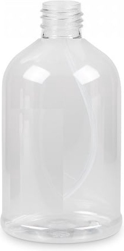Fles 500 ml PET transparant 28/410 | bol