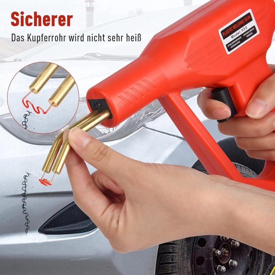 Laspistool voor plastic lassen - Reparatie kit met 1000 stuks hete ...