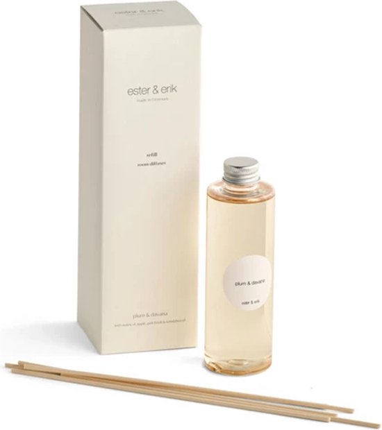 Ester & Erik Scented refill diffuser plum & davana | bol