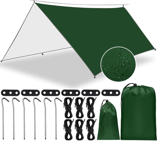 Tentzeil Campingzeil 3x3m waterdicht tentzeil kampeeraccessoires ...