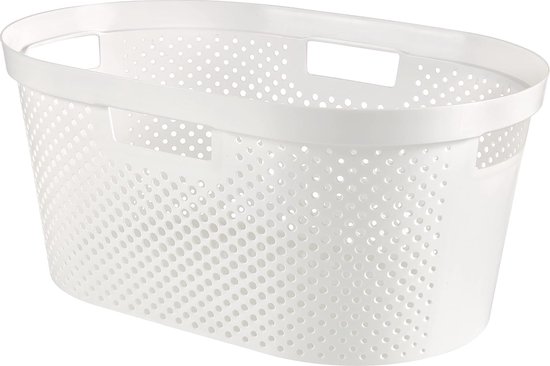 Wit 40L Wasmand - Grote Capaciteit | bol