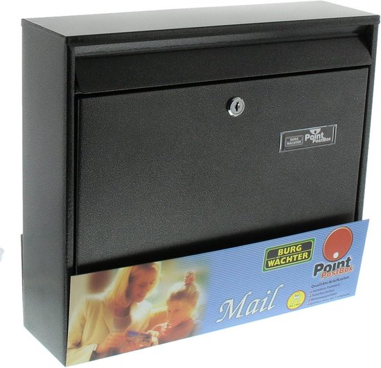 Mailbox with A4 slot - Galvanized steel construction - Model 5877 E | bol