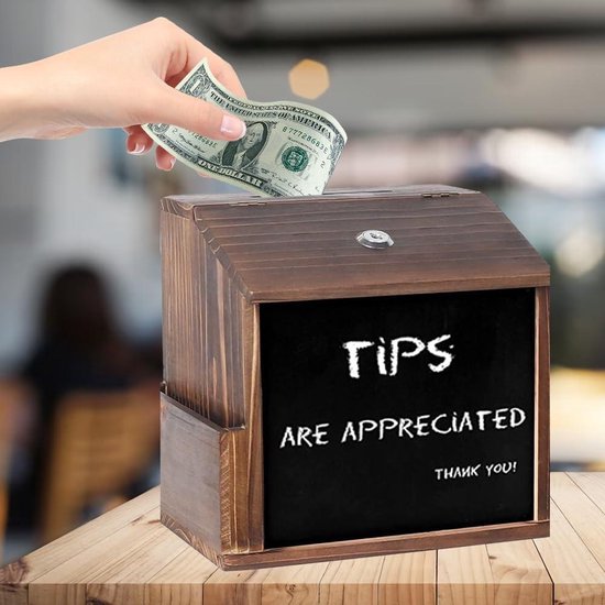 Wall Mounted Lockable Wooden Letterbox Donation Box - Vintage ...