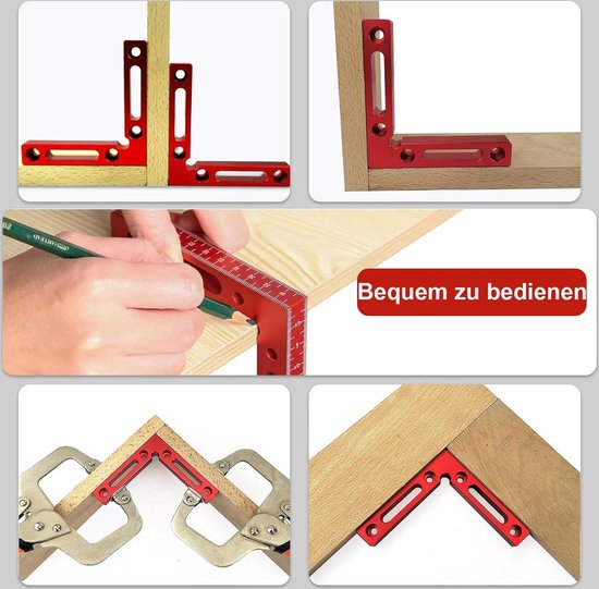90 graden hoekklem 4 stuks positioneerhoek - hoekspanner - 120 x 120 mm ...