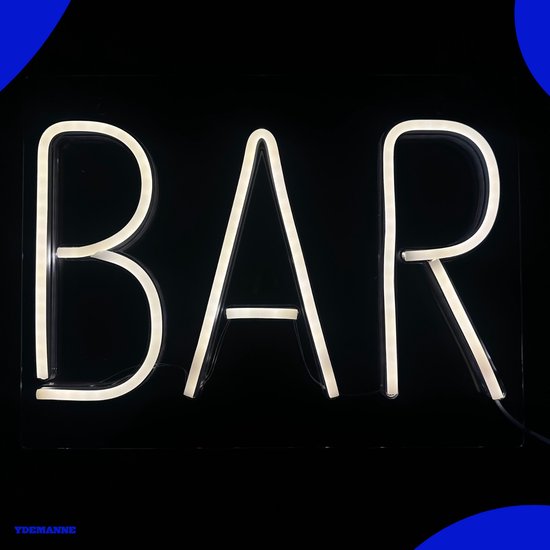 Neon Lamp - BAR - Dimbaar - Incl. Ophanghaakjes - Neon Sign - Neon ...