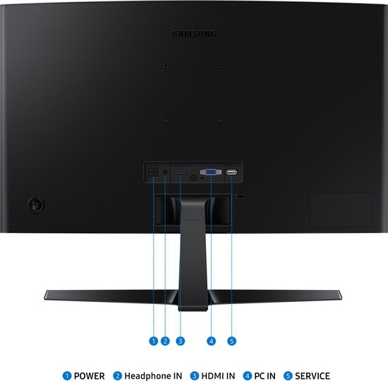 Samsung LS24D366GAUXEN - Full HD Curved Monitor - 100hz - 24 inch | bol