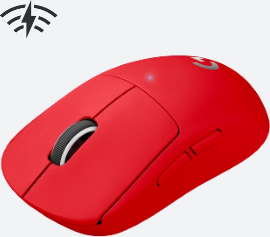 Logitech G Pro X SUPERLIGHT - Draadloze Gaming Muis - Rood | bol