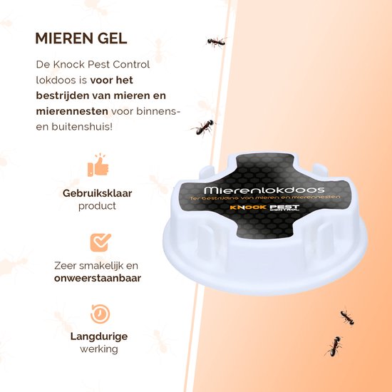 Knock Pest Control Mierenlokdoos - 2 stuks - Anti mieren - Mierengif - Mieren... | bol