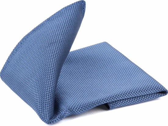 Pochet Denim - Suitable - Pochette – Heren - Unisex - 25x25 cm - Zijde ...