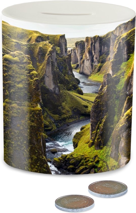 Spaarpot - Spaarblik - Zonsopgang in IJsland - Spaarpotten ...