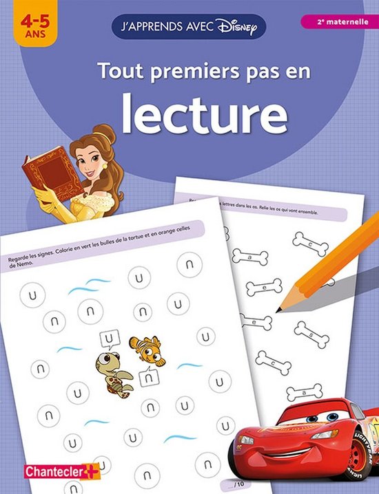 Disney J'apprends avec - Tout premiers pas en lecture (4-5 a ...
