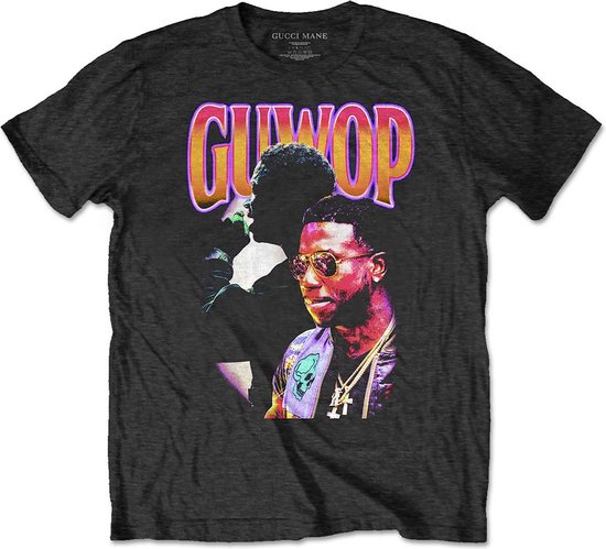 Gucci Mane - Gucci Collage Heren T-shirt - 2XL - Zwart | bol