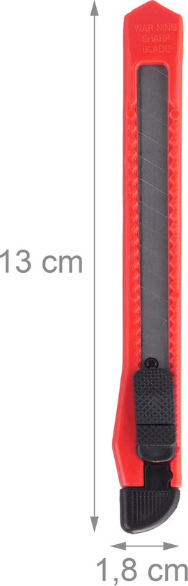 afbreekmes 100 stuks - 9 mm snijmes - afbreekbaar - tapijtmes ...