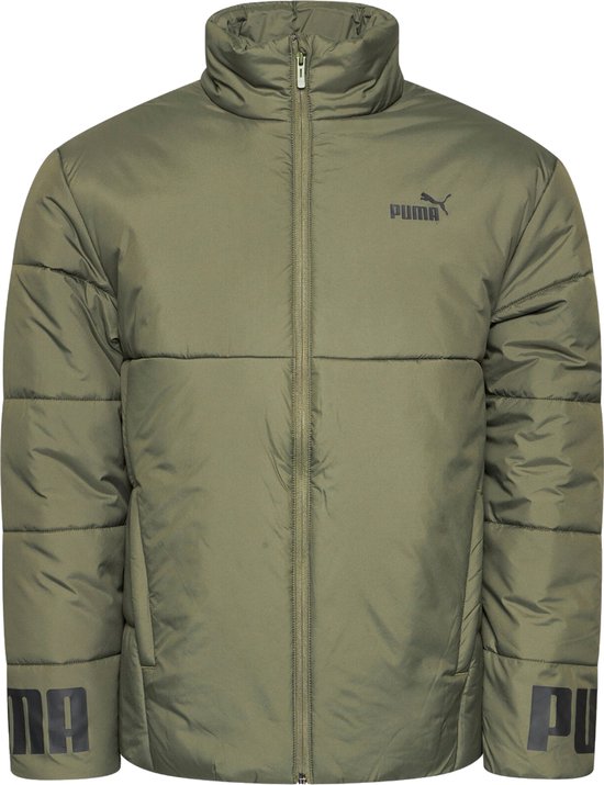 Puma Essentials Padded Jacket 587689-44, Mannen, Groen, Jasje, maat: XL ...