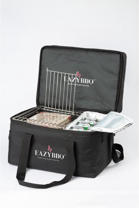 EAZYBBQ Herbruikbare natuurlijke barbecue + tas | bol.com