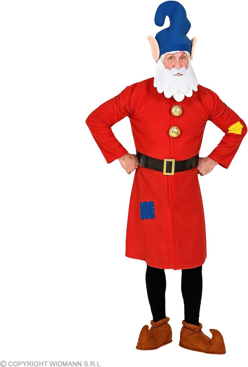 Widmann - Dwerg & Kabouter Kostuum - Luie Mijnwerker Kabouter Dopey ...