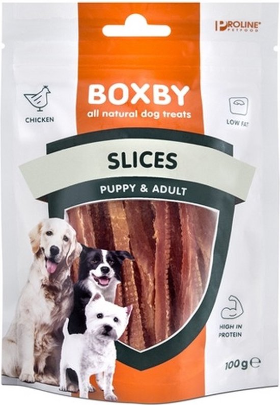 Proline Dog Boxby Slices - Hondensnacks - 100 g | bol.com