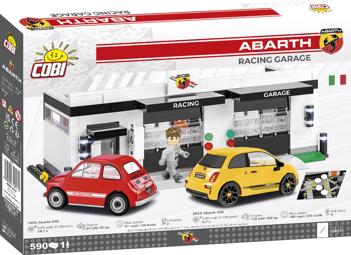 COBI | FIAT ABARTH Racing Garage | 24501 | bol.com