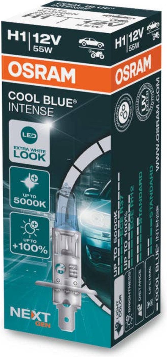 Osram Cool Blue Intense Next Gen H1 64150CBN enkele lamp | bol