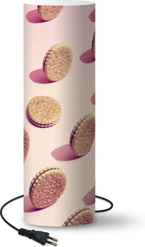 Lampe Biscuits dans un motif - 70 cm de haut - Ø22 cm - Lampe LED ...