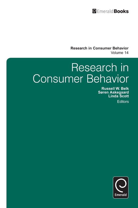 Research in Consumer Behavior 14 - Research in Consumer Behavior (ebook ...