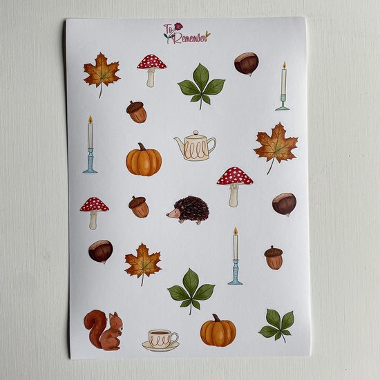 Bullet journal stickers - 63 contour stickers - stickers volwassenen ...