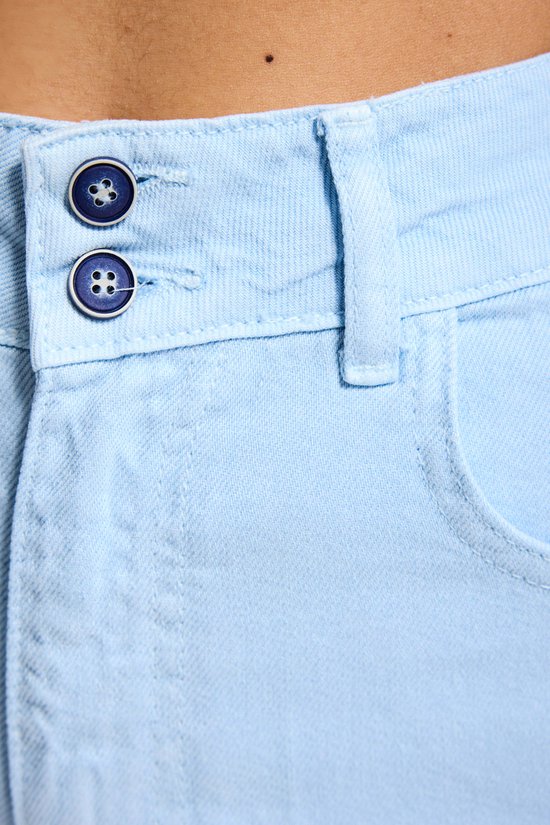 It's Basic - MINI DENIM SHORT - AQUA | bol