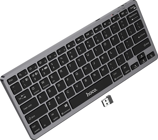 Hoco - Draadloos Toetsenbord - QWERTY - voor Mac, Windows, iPad & Tab ...