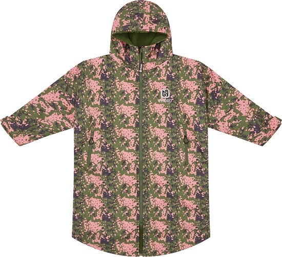 Nyord Sherpa Wol Gevoerd Verandering Robe - Camo Print | bol