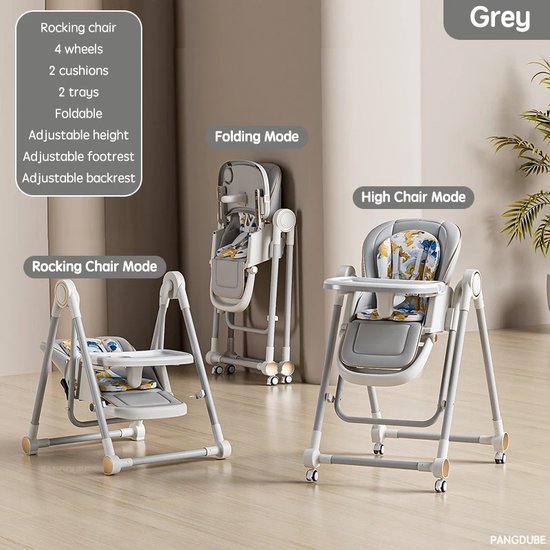 Botec 2-in-1 veelzijdige kinderstoel - kinderzetel - schommelstoel ...