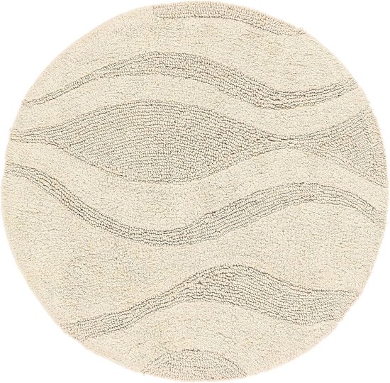 Ronde Antislip Badmat 90 cm - Machinewasbaar en Waterabsorberend | bol