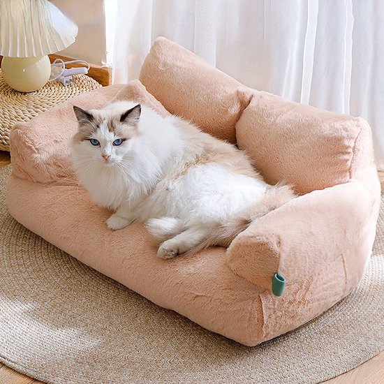 Betaalbare Goederen® Luxe Kattenbed XXL - 95x60 cm - Kattenmand ...