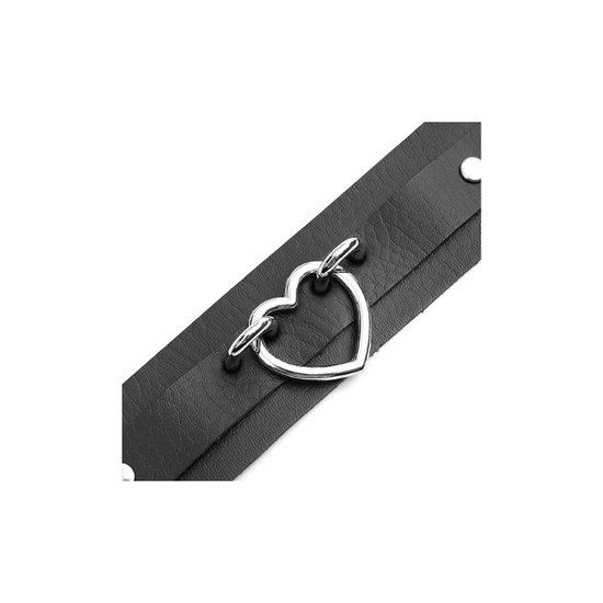 2Pack Punk Goth Armband Voor Mannen Vrouwen - Lederen Hart Metalen ...