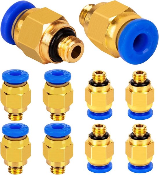 Pneumatische snelkoppeling PC4-M6 4 mm schroefdraad M6 push-aansluiting ...