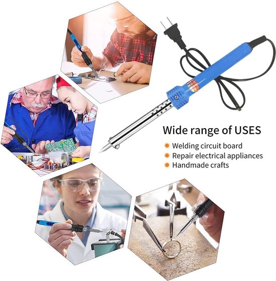 Professionele soldeerbout met instelbare temperatuur tot 400 °C – Mini ...