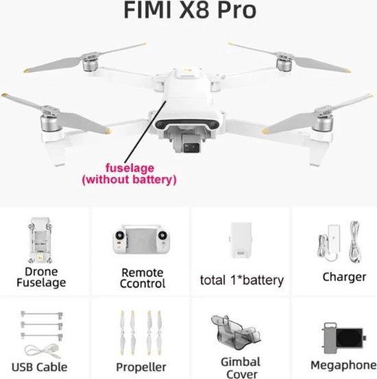 Mrs. Jones® Drone - Camera Drone 4K - GPS - Obstakel Vermijden ...