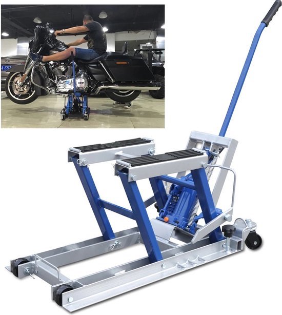 Hydraulische motorkrik 680kg - Motorlift - Motorheftafel - Motorbrug ...