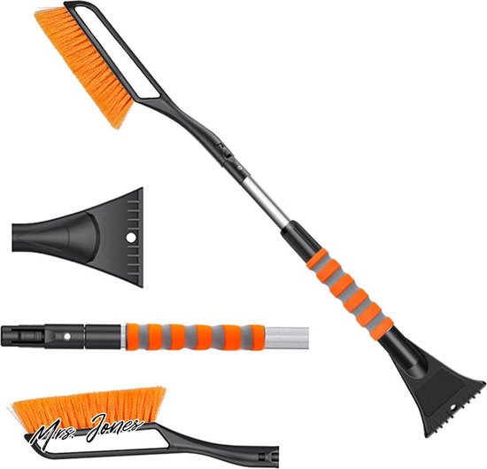 Mrs. Jones Premium Collection - IJskrabber auto - Met bezem ...