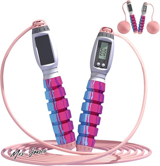 Mrs. Jones Speed Rope met kogellagers en anti-slip handgrepen ...