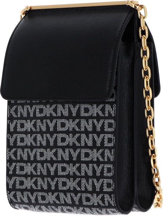 DKNY Schoudertas Schoudertas mobiele telefoon Mona Phone Crossbody Bag BK Logo - BK Zwart | bol