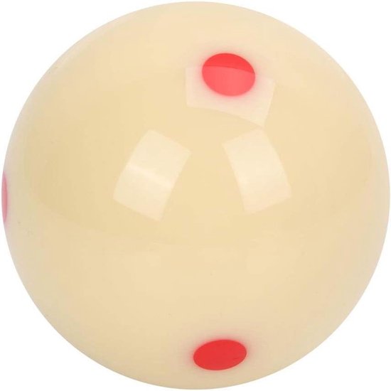 Biljarttraining bal - 65 cm hars oefenbal met rode stippen - voor ...