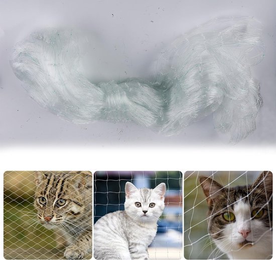 Kattennet - Kattennet Balkon - Katten Net - Katten Omheiningssysteem ...