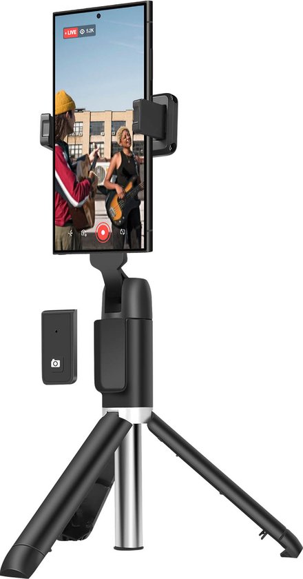 Samsung by Mobeen Bluetooth Selfie Stick met afstandsbediening en ...