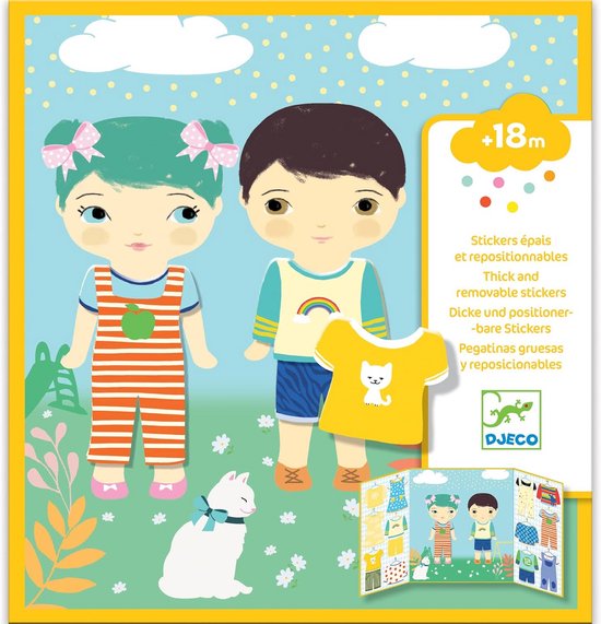 Herpositioneerbare Stickers Knutselset voor Kinderen - Herbruikbaar | bol