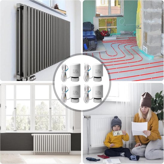 Vloerverwarming Aansturing - Thermostaat Motor - Verwarmingsregeling ...
